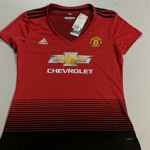 adidas | Tops | Adidas Womens Jersey With Chevrolet Logo | Poshmark